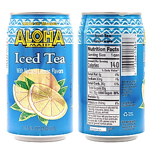 Aloha Maid Drinks, Variety, All Flavors, 1 Can per Flavor, Total 10 Cans
