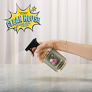 Caldrea Multi-surface CounterTop Spray Cleaner, Made With Vegetable Protein Extract, Rosewater Driftwood Scent, 16 Oz