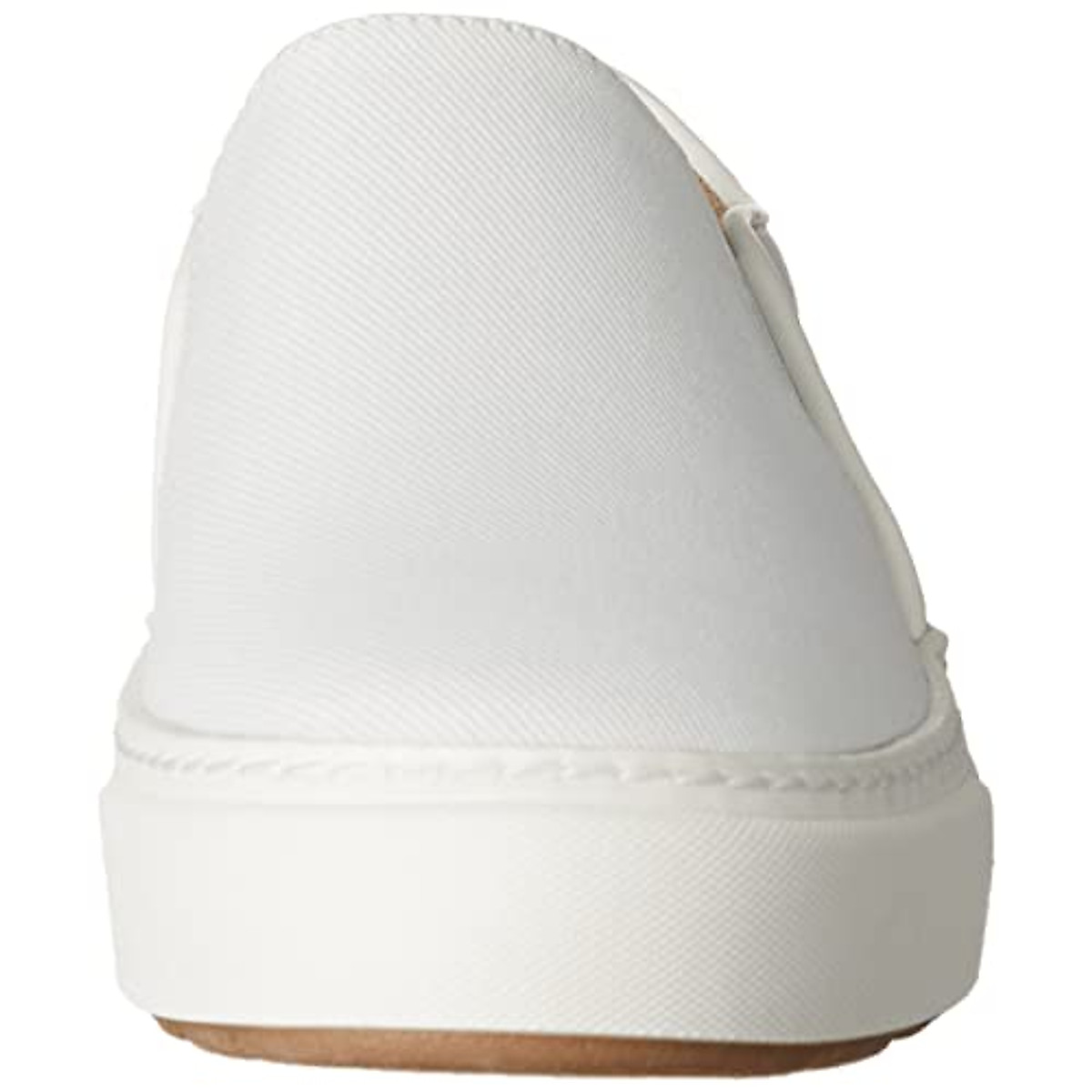 Amazon Essentials Women's Comfortable Slip on Sneaker, White, 12