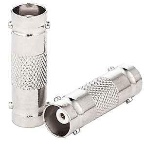 RFAdapter BNC Female to Female, 5 Pack BNC Barrel Connector Coupler, Extend Cables on CCTV Camera Survelliance System
