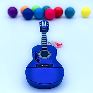 USB Flash Drive Guitar - Thumb Drive Funny - Guitar USB Drive - Thumb Drive 16GB (Azure Guitar)