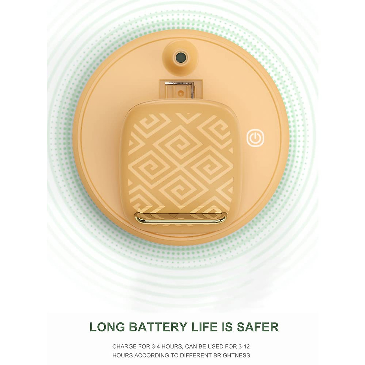 LED Desk Lamp Clip on Lamp Cordless Table Light Adjustable Gooseneck Dimmable Touch Rechargeable Battery Eye-Caring Night Light for Kids,Mini Cute Lamp for College Dorm Bedroom Reading (Yellow)