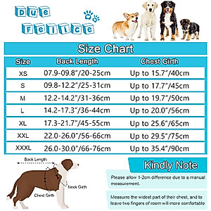 Due Felice Dog Surgery Suit Female Spay Recovery Suit for Dogs Neuter Onesie for Surgery Female Male Dog After Spayed Surgical Suit Grey/Medium