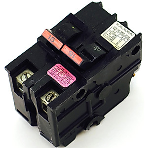 A NA215 STAB-LOK FEDERAL PACIFIC 15 AMP, 2 POLE FPE BREAKER 15A 2P THICK SERIES 215 NI