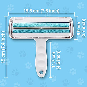 CHORHA Pet Hair Remover Roller - Reusable Dog and Cat Hair Remover for Laundry Dog Hair Remover Tool - Lint Roller for Furniture, Couch, Carpet, Car Seat Blue