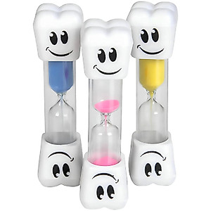 Smile Tooth 2 Minute Sand Timer Assorted Colors