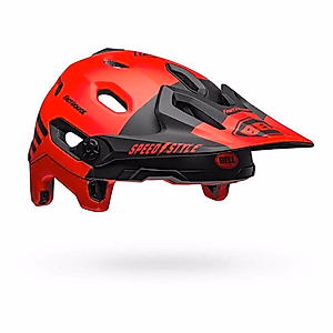 Bell Super DH MIPS Adult Mountain Bike Helmet - Fasthouse Matte Red/Black (2022), Large (58-62 cm)