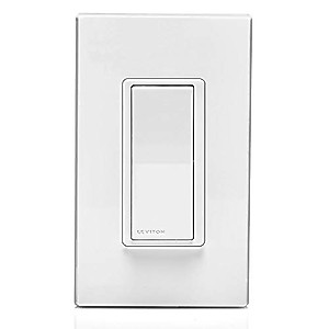 Leviton DD0SR-1Z Decora Companion Switch for Multi-Location Control, 120VAC, 60Hz, White, Ivory, Light Almond