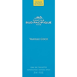 Comptoir Sud Pacifique Vanille Coco Eau de Toilette Spray, 1 Fl Oz