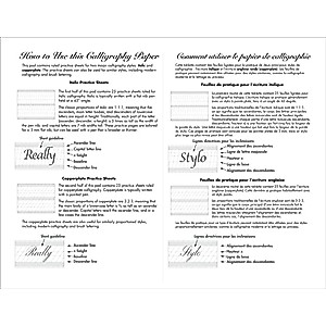 Studio Series Calligraphy Paper Pad: 50 Sheets