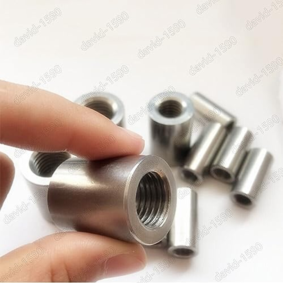 304 Stainless Steel Lengthen Round Nut Standoff Spacer Pillar M3 M4 M5 M6 to M20 (M5*12*Φ10,2)