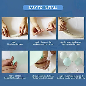 12ft Table Balloon Arch Kit, Adjustable Balloon Arch Stand Kit for Birthday Wedding Graduation Baby Shower Bachelor Christmas Party Supplies Decoration