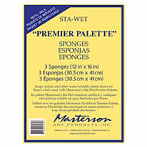 Masterson Sta-Wet Premier Sponge Refill 3 Pack