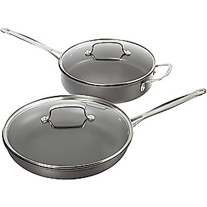 Cuisinart Chef's Classic Non-Stick Hard Anodized, 17-Piece, Cookware Set