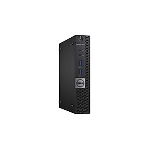 Dell OptiPlex 3040 Micro Business Desktop PC, Intel Quad Core i5-6500T up to 3.1GHz, 16G DDR3L, 512G SSD, WiFi, BT 4.0, Windows 10 Pro 64 Bit-Multi-Language Supports English/Spanish/French(Renewed)