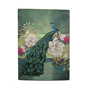 Head Case Designs Officially Licensed Jena DellaGrottaglia Peacock Animals Vinyl Faceplate Gaming Skin Decal Compatible With Sony PlayStation 5 PS5 Digital Edition Console and DualSense Controller