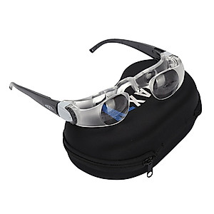 TV Magnifying Glasses 2.1X TV Glasses Distance Viewing Television Magnifying Goggles Magnifier Magnifying Glasses Headband Magnifier Headset Magnification Glasses Fishing Telescope Glasses