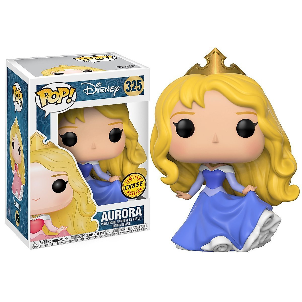 Funko Disney Princess: Sleeping Beauty - Aurora Limited Edition Chase Pop! Vinyl Figure (Bundled with Compatible Pop Box Protector Case)