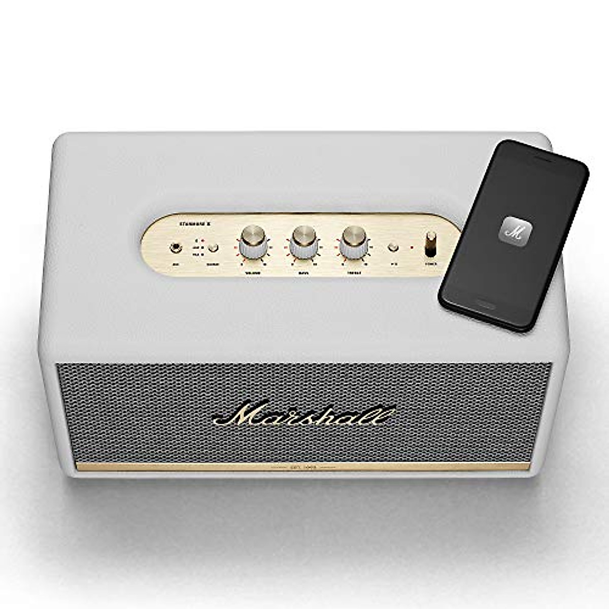 Marshall Stanmore II Wireless Bluetooth Speaker, White - NEW