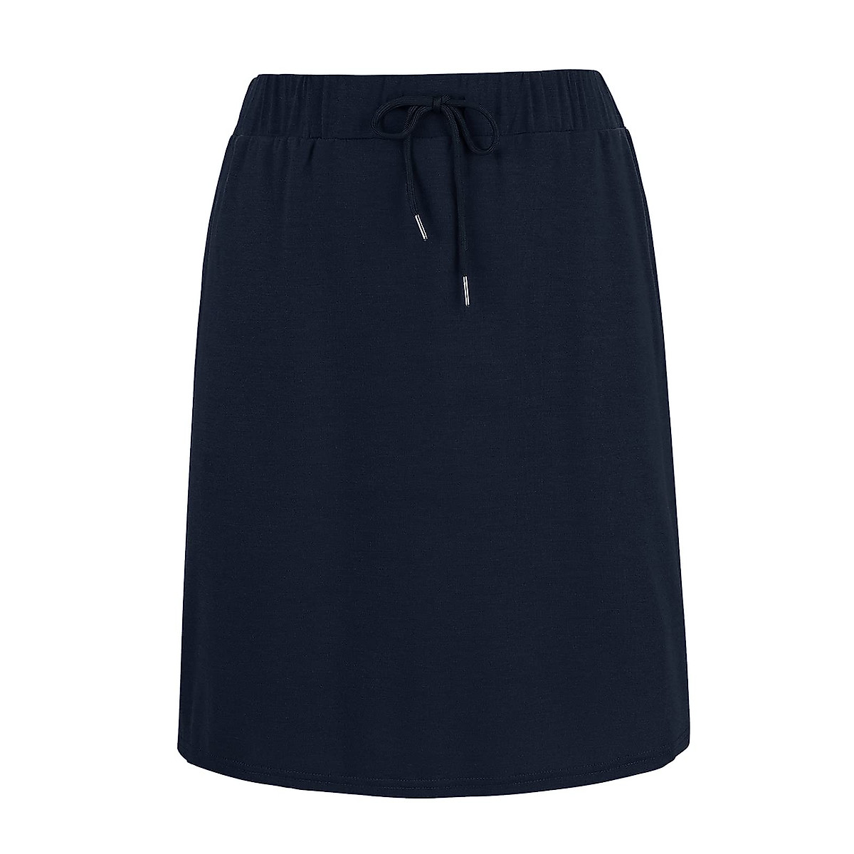 Century Star Tennis Skirts for Women with Pockets Golf Knee Length Skorts Athletic Sports Drawstring Waist Skirts with Shorts 06 Navy Blue X-Large