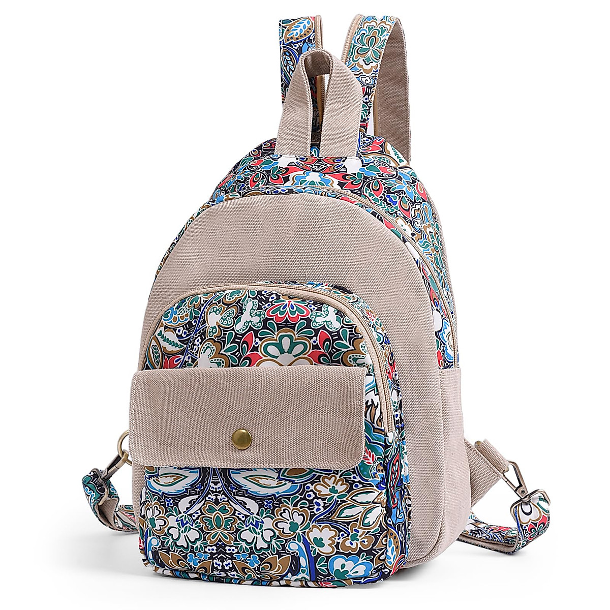 Black Butterfly Women's Premium Backpack, Crossbody Bags Upgrade, Light and Small Style Chest Bag, Fashion Chest Pack (50-multicolor)