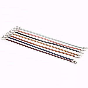 Heart Leather Bracelet for Women Stackable Wrap Cuff Bracelet Punk Leather Choker Necklace (brown)