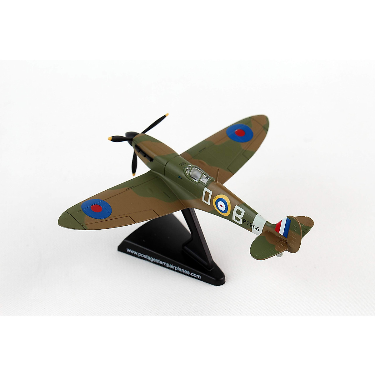 Daron Postage Stamp RAF Spitfire Mkii Battle of Britain Vehicle (1/93 Scale) , Brown
