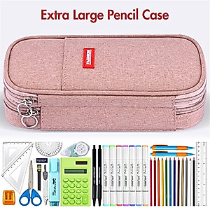 Extra Large Pencil Case with Compartments, HALASAO Pencil Box Organizer Pencil Pouch for Kids, Large Pencil Bag,Girl Pencil Case Pencil Holder Case Pencil Cases for Adults