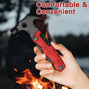 Unique Gifts For Men, WESTELY Multitool, 15 In 1 Survival Gear, 4 Screwdrivers Heads With Magnetic, Lock Function, Multi Tool Camping Gear, Christmas Birthday Gifts For Men, Firefighter Tools