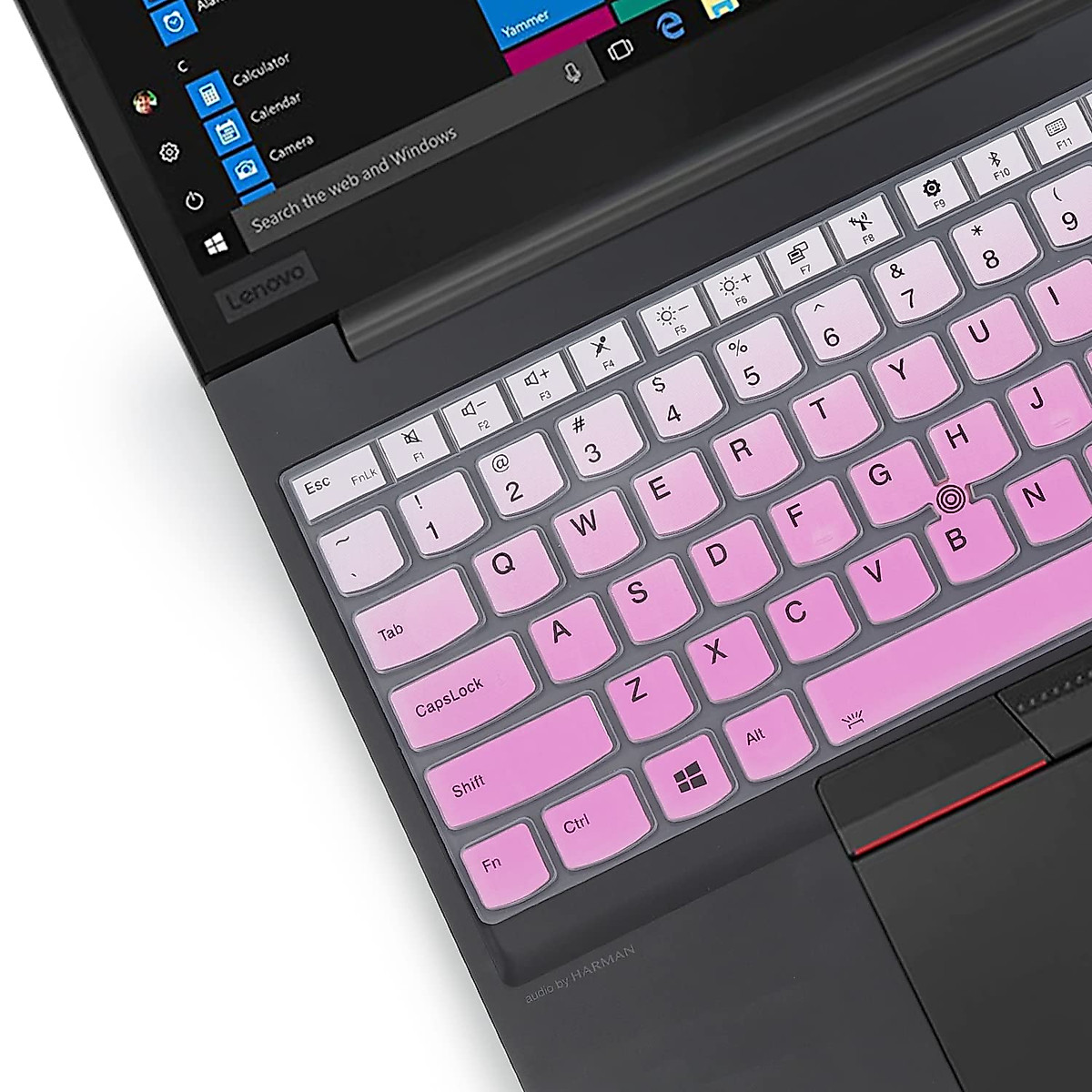 Keyboard Cover for 15.6" Lenovo ThinkPad E15 Gen 4/3/2, ThinkPad L15 Gen 2/1, ThinkPad T15 T15p T15g P15 P15s P15v Gen 3/2/1, ThinkPad E580 E590 E595 L580 L590 P52 P53 P72 P73 T570 T575 T580 T590 -OP