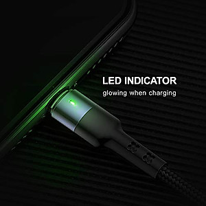 2Pack Multi Charging Cable Multiple Charger Cord Nylon Braided Short 1FT 4 in 1 USB Charge Cord with Phone/Type C/Micro USB Connector for Phone/Galaxy S20/S10S9/S8/S7 and More