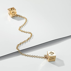 HANRESHE Han Solo Dice Keychain Lucky Last Jedi Smugglers Charm Gold Bracelet Men Jewelry Han Solo Dice for Car Mirror