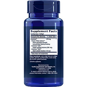 Life Extension Triple Strength Prosta Pollen – Prostate Health – 1 Daily – Gluten-Free – 30 Softgels