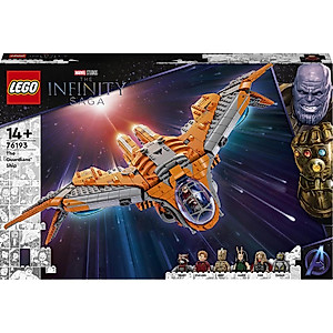 LEGO 76193 Marvel The Guardians’ Ship Large Building Set, Avengers Spaceship Model with Thor & Star-Lord Minifigures, 14 min years, 99 max years