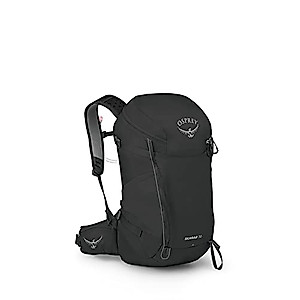Osprey Skarab 30L Men's Hiking Backpack with Hydraulics Reservoir, Black, One Size
