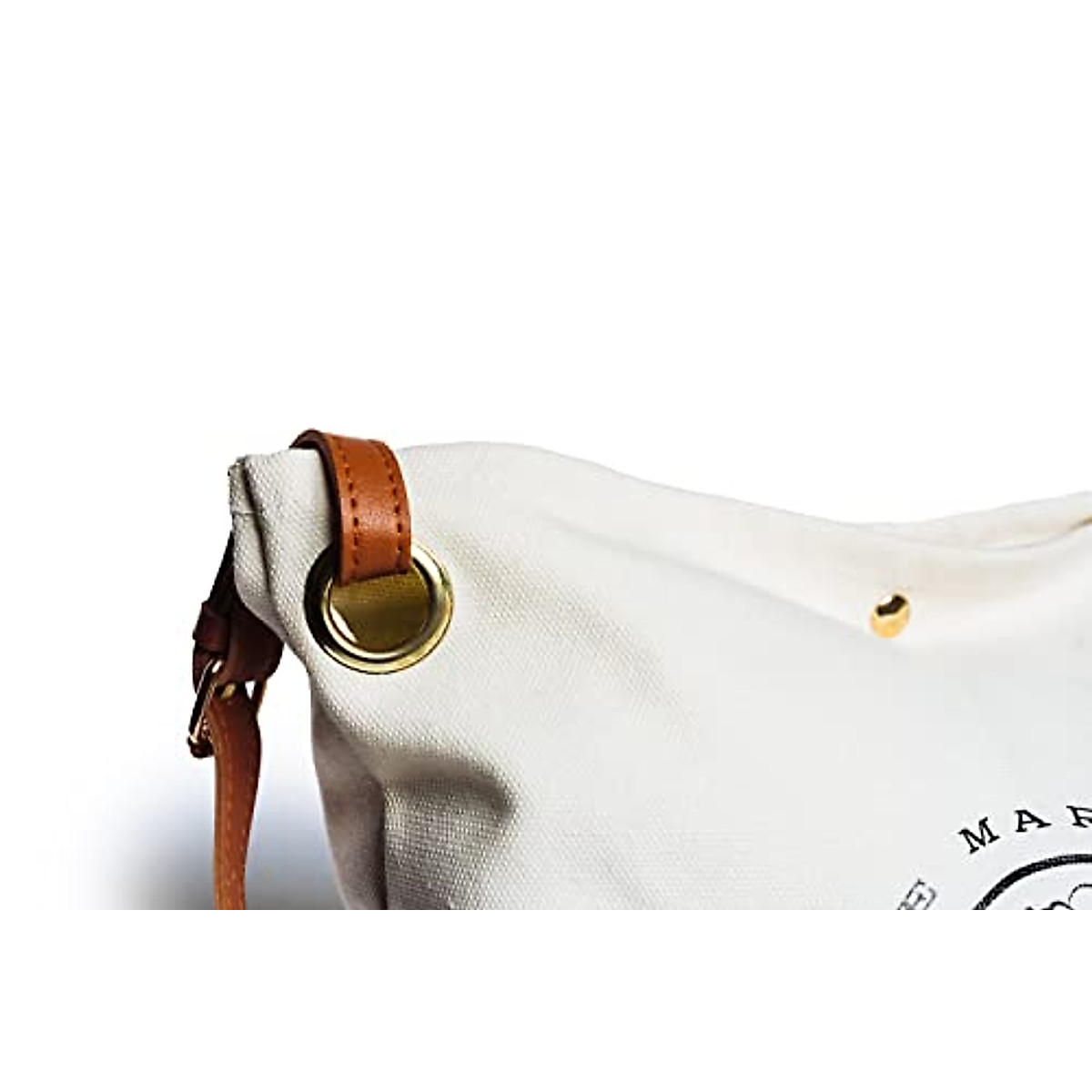 Canvas Tote Bag With Pockets, Adjustable Faux Leather Strap & Magnetic Closure - Everyday Chic Cotton Washable Heavy Duty Tote Bag Purse With Zippered Interior Pocket & Matching Accessory Pouch