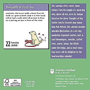 Thoughts of Dog 2021 Day-to-Day Calendar