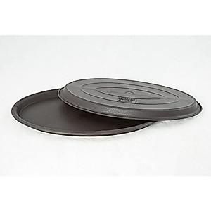 2 Pcs Oval Plastic Humidity/Drip Tray for Bonsai Tree 9"x 6.25"x 0.5" - Brown