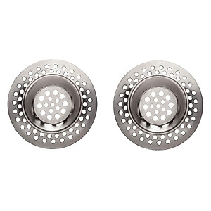 VIPERMARK 2Pcs Stainless Steel Kitchen Sink Filter Plug,Bathtub/Shower Filter Drain Protector 3 Inches 7.5 Centimeters-75mm