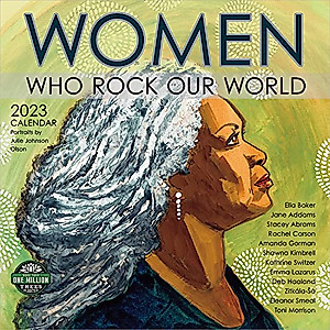 Women Who Rock Our World 2023 Wall Calendar | 12" x 24" Open | Amber Lotus Publishing