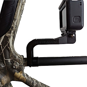 The Original StaBowMount - Compatabile with GoPro Bow Mount and Insta360 Cameras - Made in The USA for Any Camera with a 2-Prong (GoPro Style) Mounting - Archery GoPro Mount