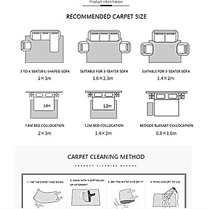 Livingart Emerald Gold Floral Modern Area Rugs for Livingroom Bedroom Green Contemporary Style Warmhouse Carpets Soft Velvet Non-Sheading Floorcovers Indoor Runner Rugs Office Diningroom Rugs 5x8ft