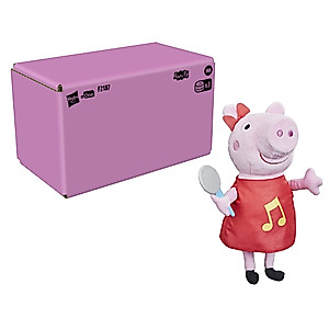 Peppa Pig Toys Oink-Along Songs Peppa, Singing Plush Doll, Preschool Toys for 3 Year Old Girls and Boys and Up