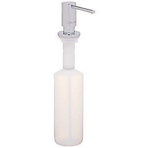 hansgrohe Bath and Kitchen Sink Soap Dispenser, Focus 3-inch, Modern Soap Dispenser in Chrome, 40438001