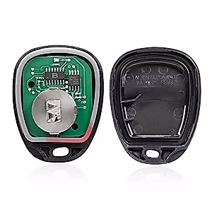 L2C0005T Keyless Entry Remote Key Fob for Chevy Cavalier for Cadillac CTS 2000-2005 1 PCS 4 Buttons-SCITOO