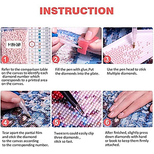 Nativity Scene Diamond Paintings Kits for Adults, Christmas Jesus was Born Diamond Art Kits Full Drill Diamond Dots Paint with Diamonds Gem Arts and Crafts for Beginner Home Religious Wall Decor