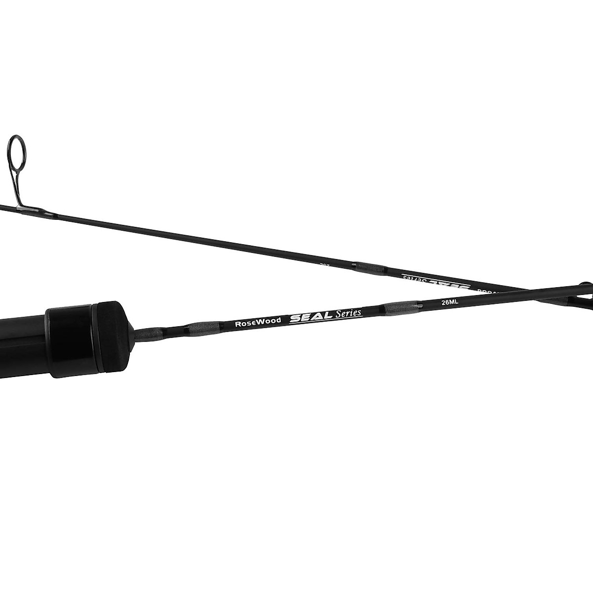 RoseWood 1-Piece Ice Fishing Rod Spinning, Carbon Fiber EVA Handle 24UL 25L 26ML for Ice Fishing (25)