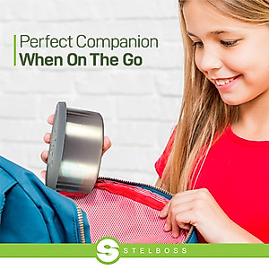 Stelboss Stainless Steel Containers with Lids Set of 5 - Reusable Airtight Stainless Steel Lunch Container - Leak Proof with 5 Sizes 32oz, 21oz, 13oz, 6oz & 3oz - Perfect for Meal Prep and Storage