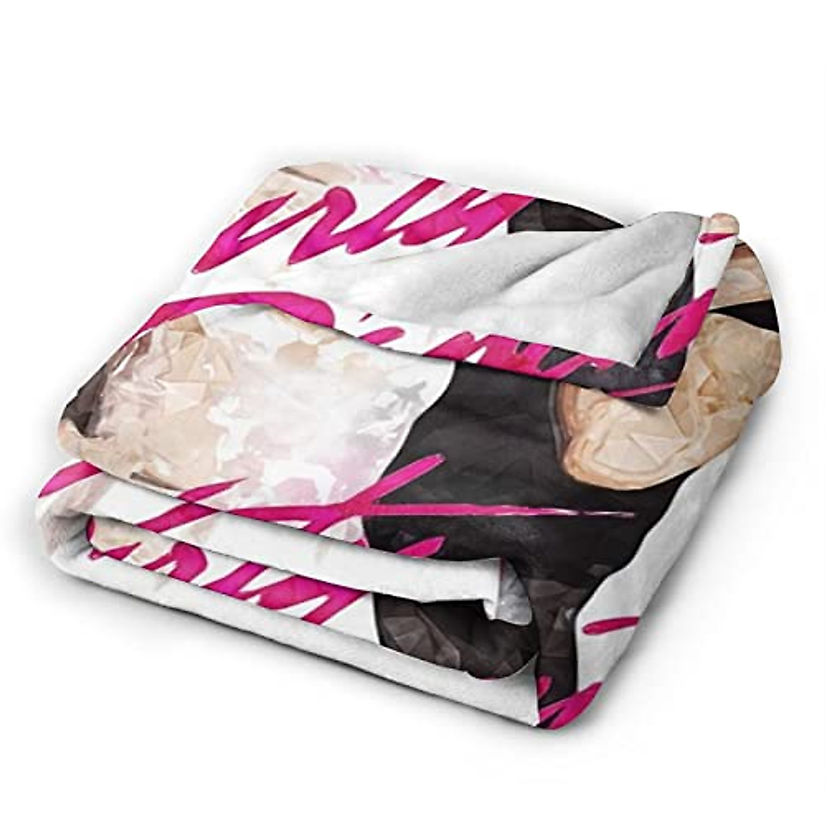 Mnaesllq Dirty Dancing Multi Purpose Blanket Super Soft,Fluffy,Warm,Cozy,Plush,Thick,for Crib Sofa Chair Living Room Gifts Travel Beach Decoration Black 50inx40in