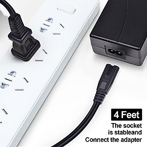 CUGLB 4 Feet AC Power Supply Cord Replacement for Electric Recliner or Lift Chairs, Compatible with Okin, Limoss, Pride, Golden, Lazboy, Berkline etc.